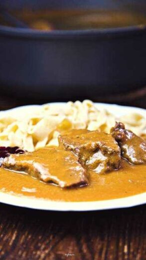 1 x geschmorte Rinderbacken, unterschätzt, einfach gut!