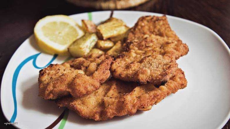 gebackenes Schnitzel vom Schwein, einfach, genial gut!