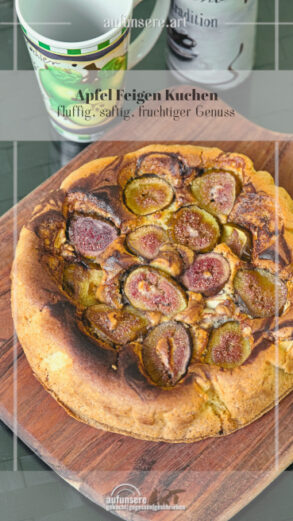 1 x Apfel Feigen Kuchen, einfach fruchtiger Genussklassiker!